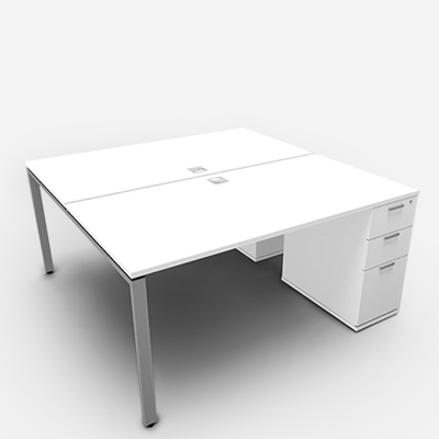 Slim-line Single Desk – With Own Storage - Time2Trade (PTY) Ltd