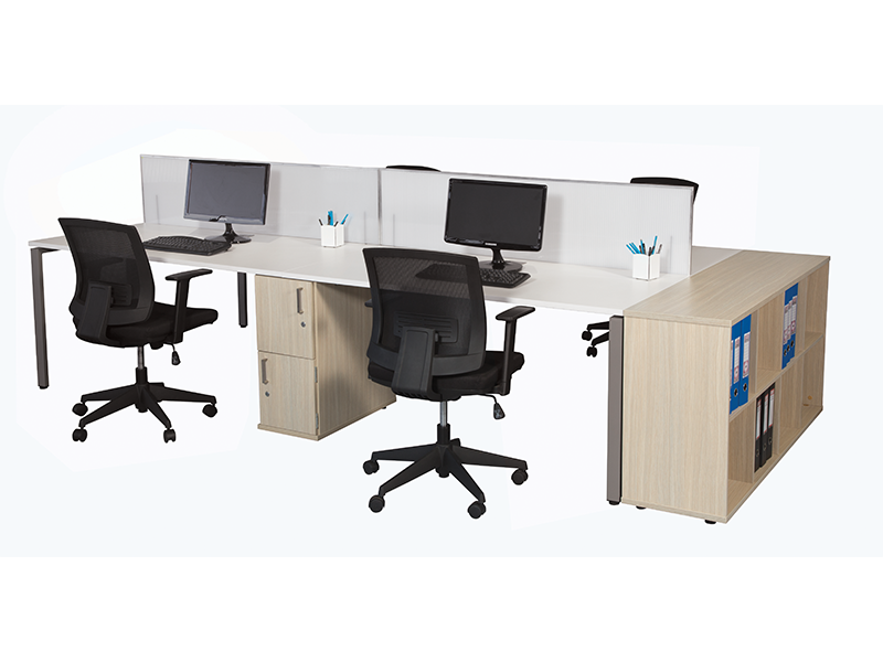 Slim-line Single Desk – With Own Storage - Time2Trade (PTY) Ltd