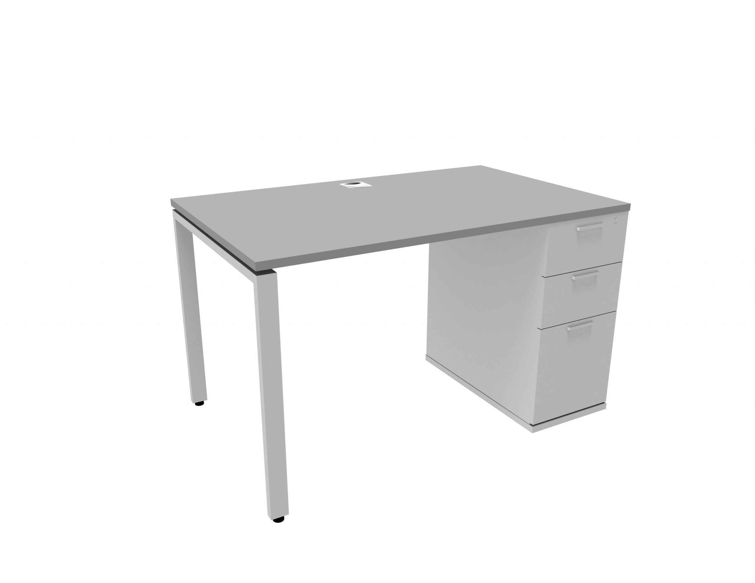 Slim-line Single Desk – With Own Storage - Time2Trade (PTY) Ltd