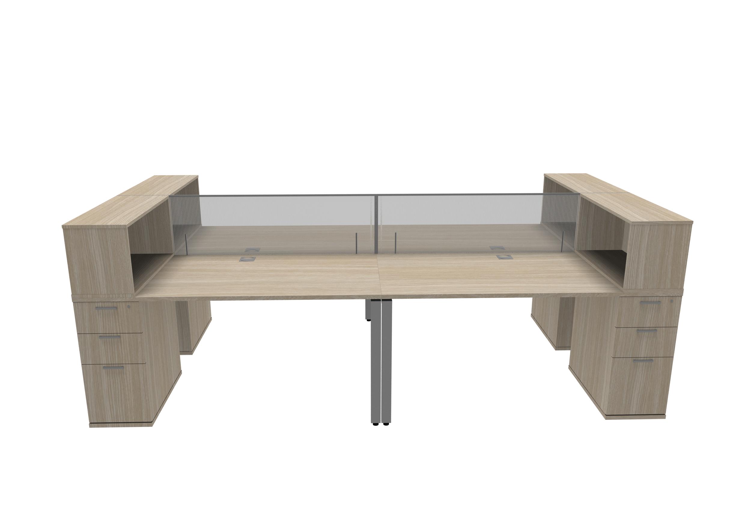 Slim-line Single Desk – With Own Storage - Time2Trade (PTY) Ltd